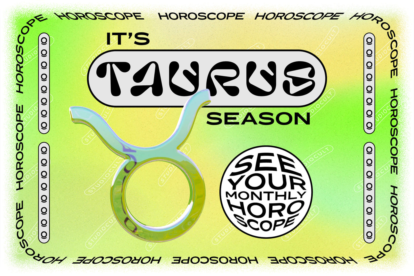 Taurus Season Horoscope: The Signs as Iconic Chairs by STUDIOCULT