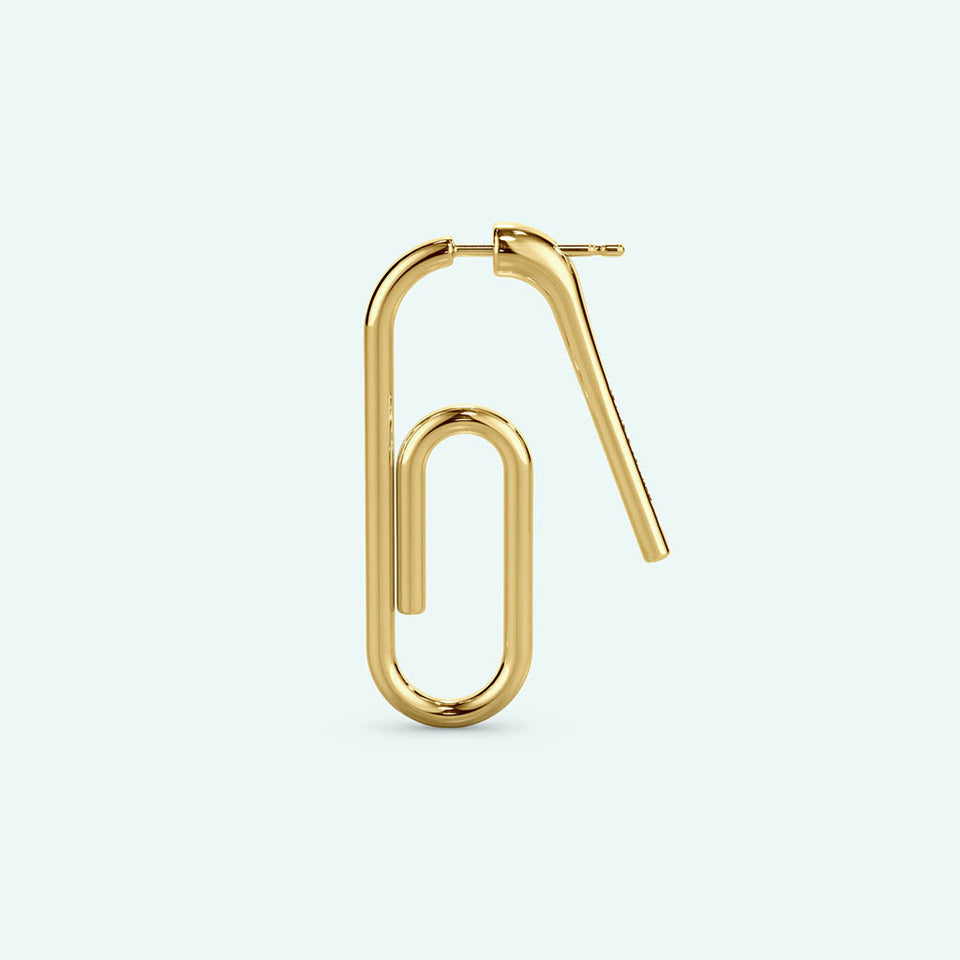 Mini Paper Clip Earring – STUDIOCULT