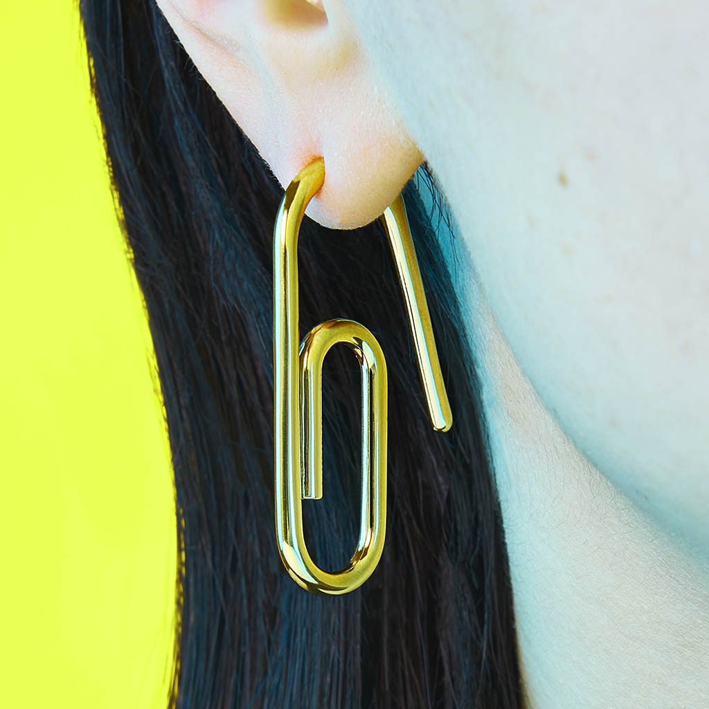Paper Clip Earring 📎 STUDIOCULT | Shop Now ↯
