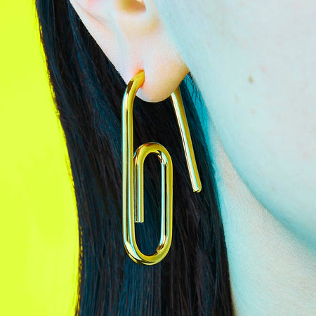 Paper Clip Earring 📎 STUDIOCULT | Shop Now ↯