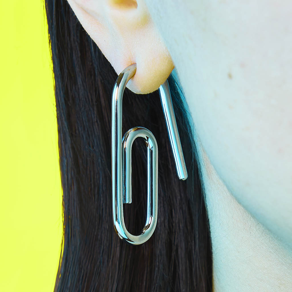 Paper Clip Earring 📎 STUDIOCULT | Shop Now ↯