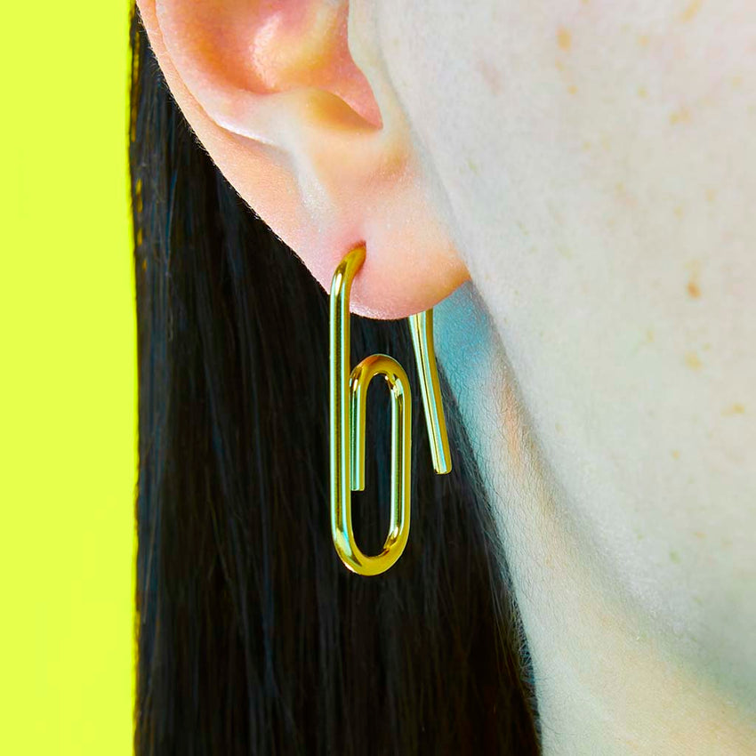 Mini Paper Clip Earring – STUDIOCULT