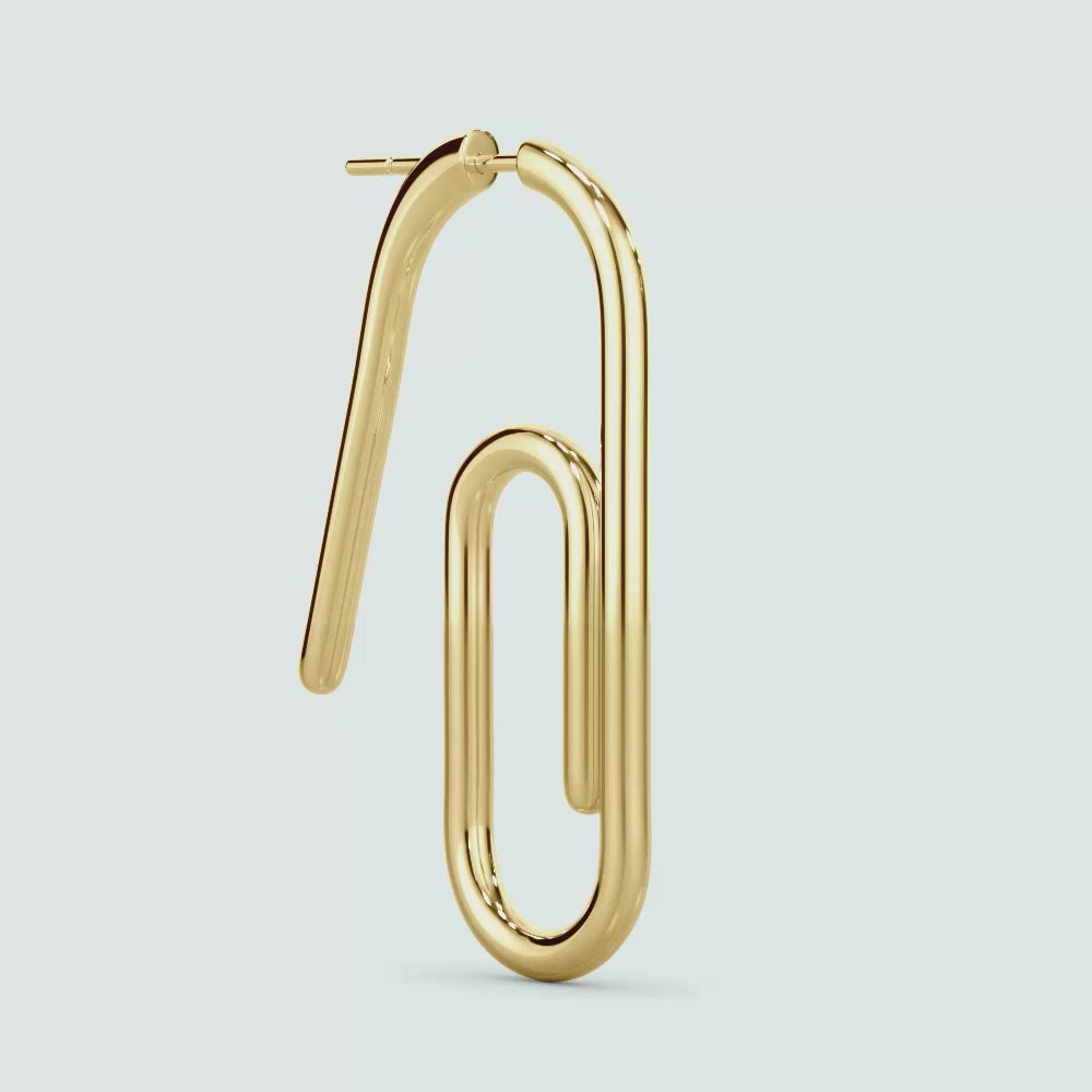 Paper Clip Earring 📎 STUDIOCULT | Shop Now ↯